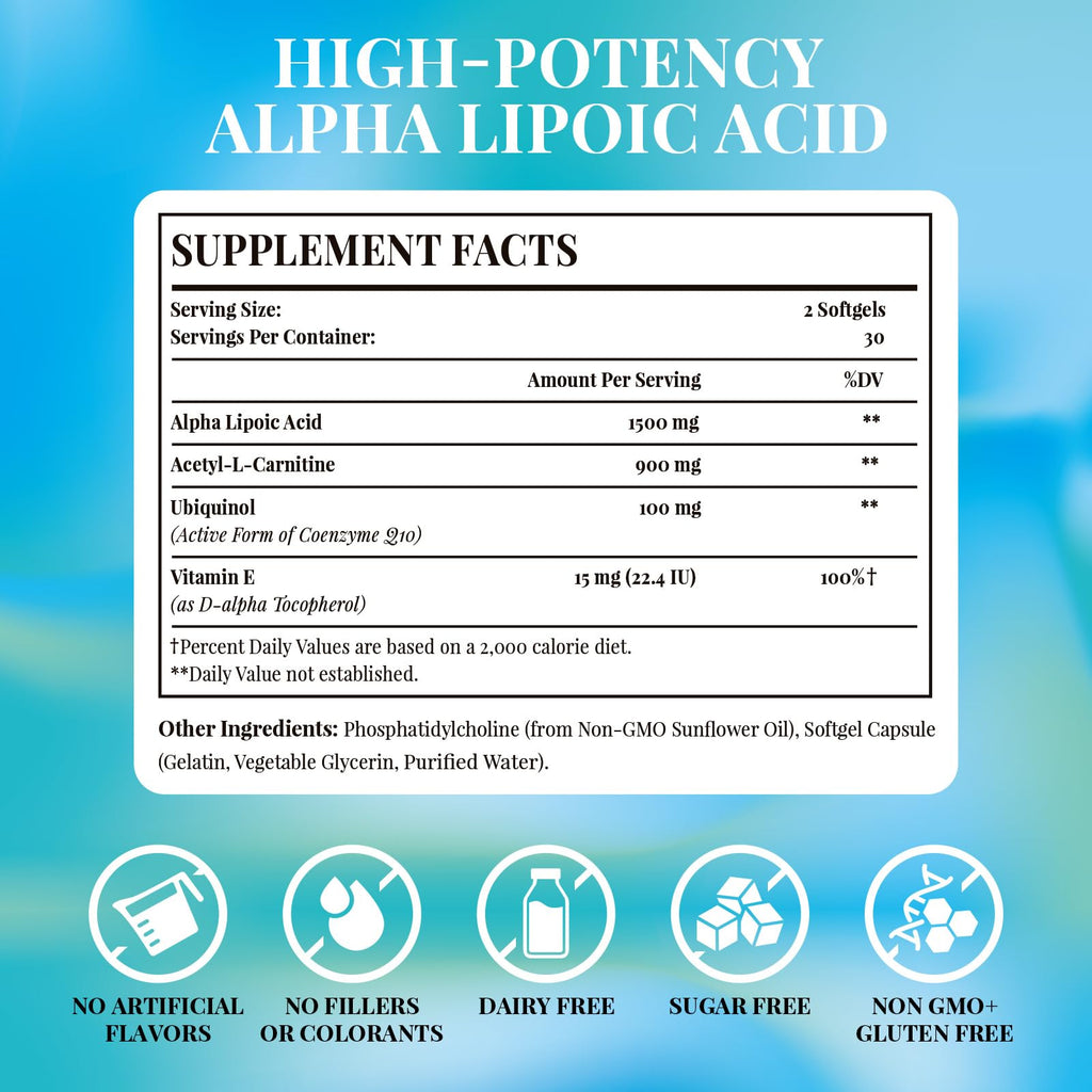 high potency alpha lipoic acid supplement