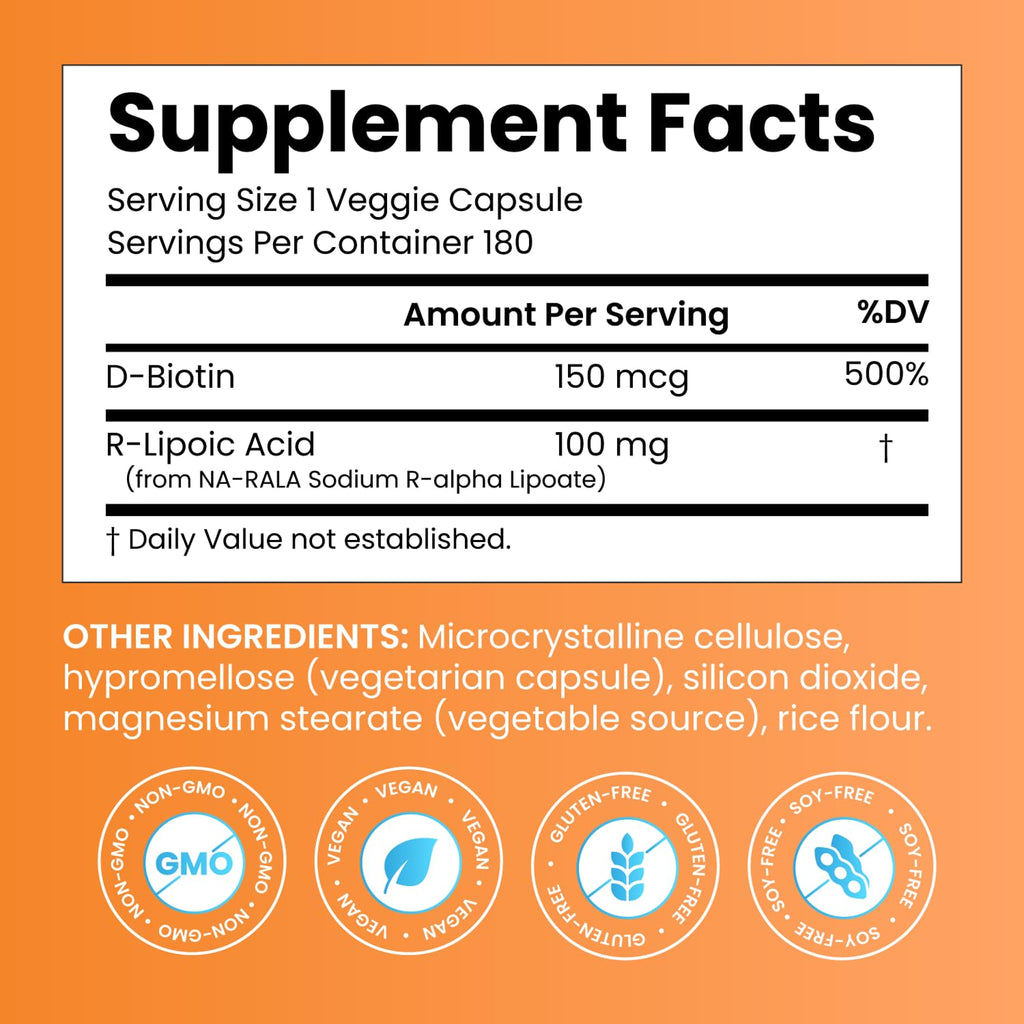 High potency alpha lipoic acid supplement
