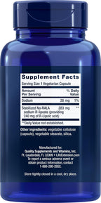 high potency alpha lipoic acid supplement
