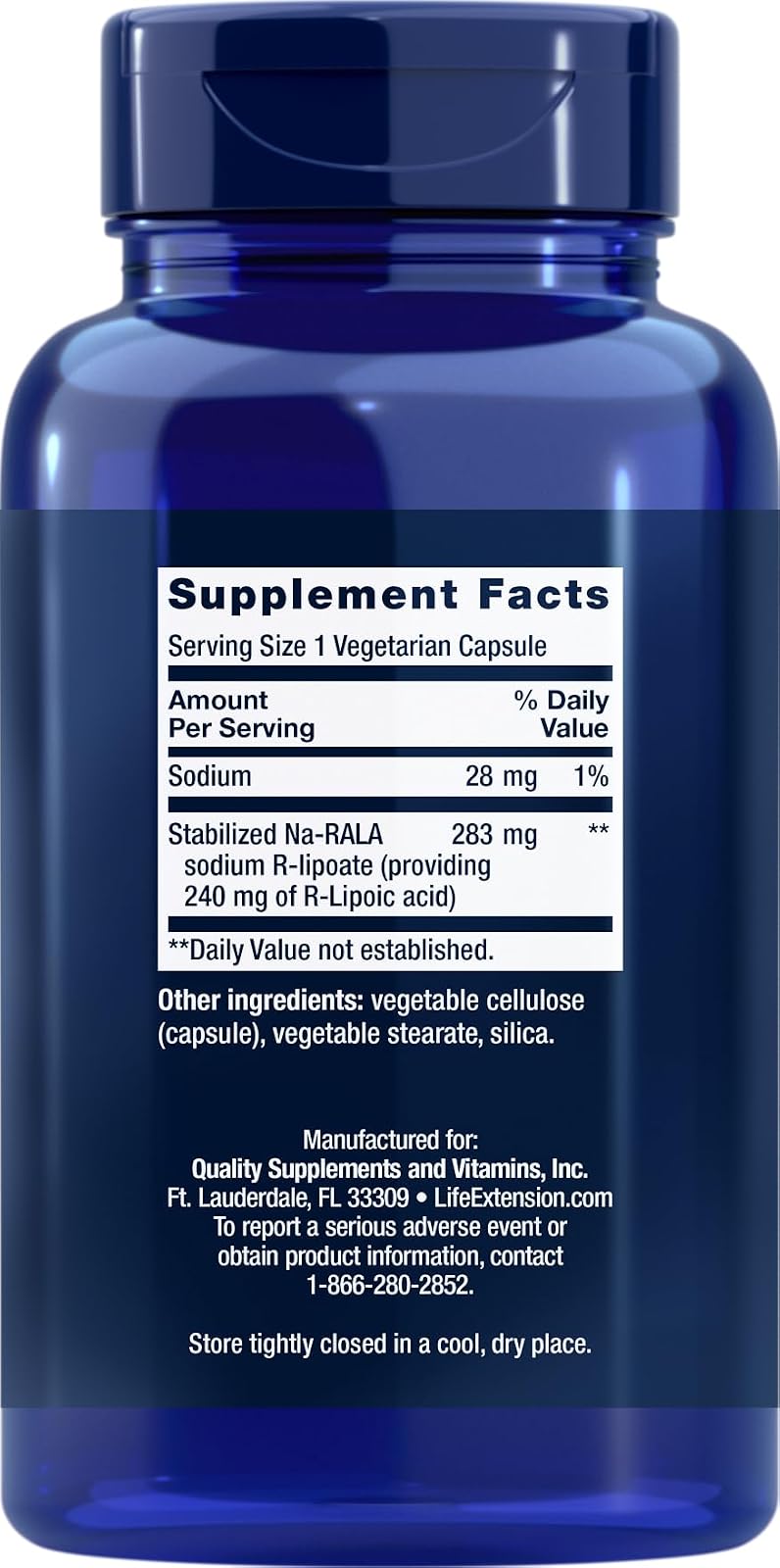 high potency alpha lipoic acid supplement