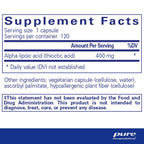 high potency alpha lipoic acid supplement
