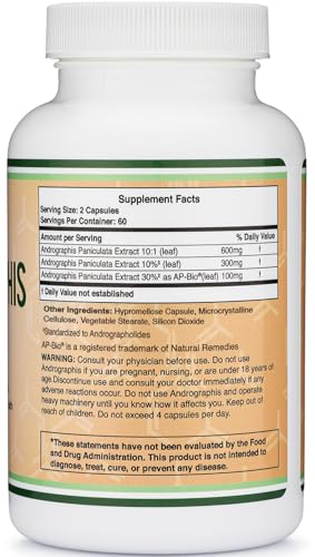 high potency andrographis paniculata 1000mg