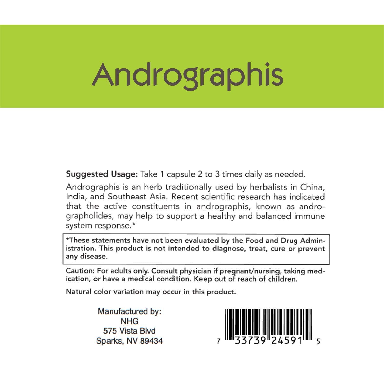 high potency andrographis paniculata supplement