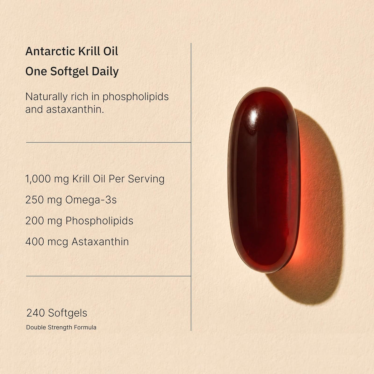 high potency Antarctic krill oil