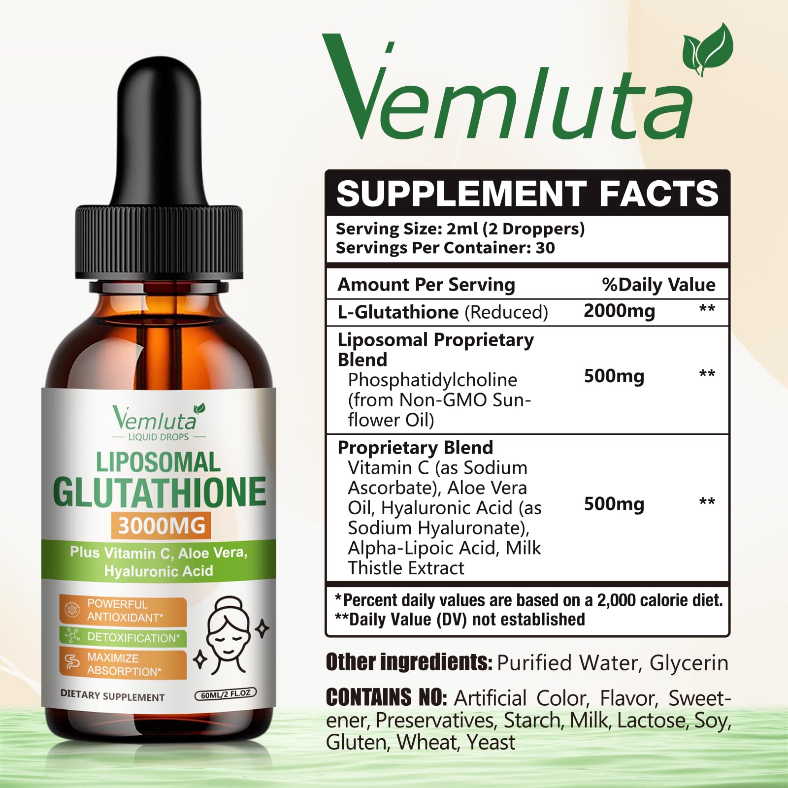 high potency antioxidant liquid drops