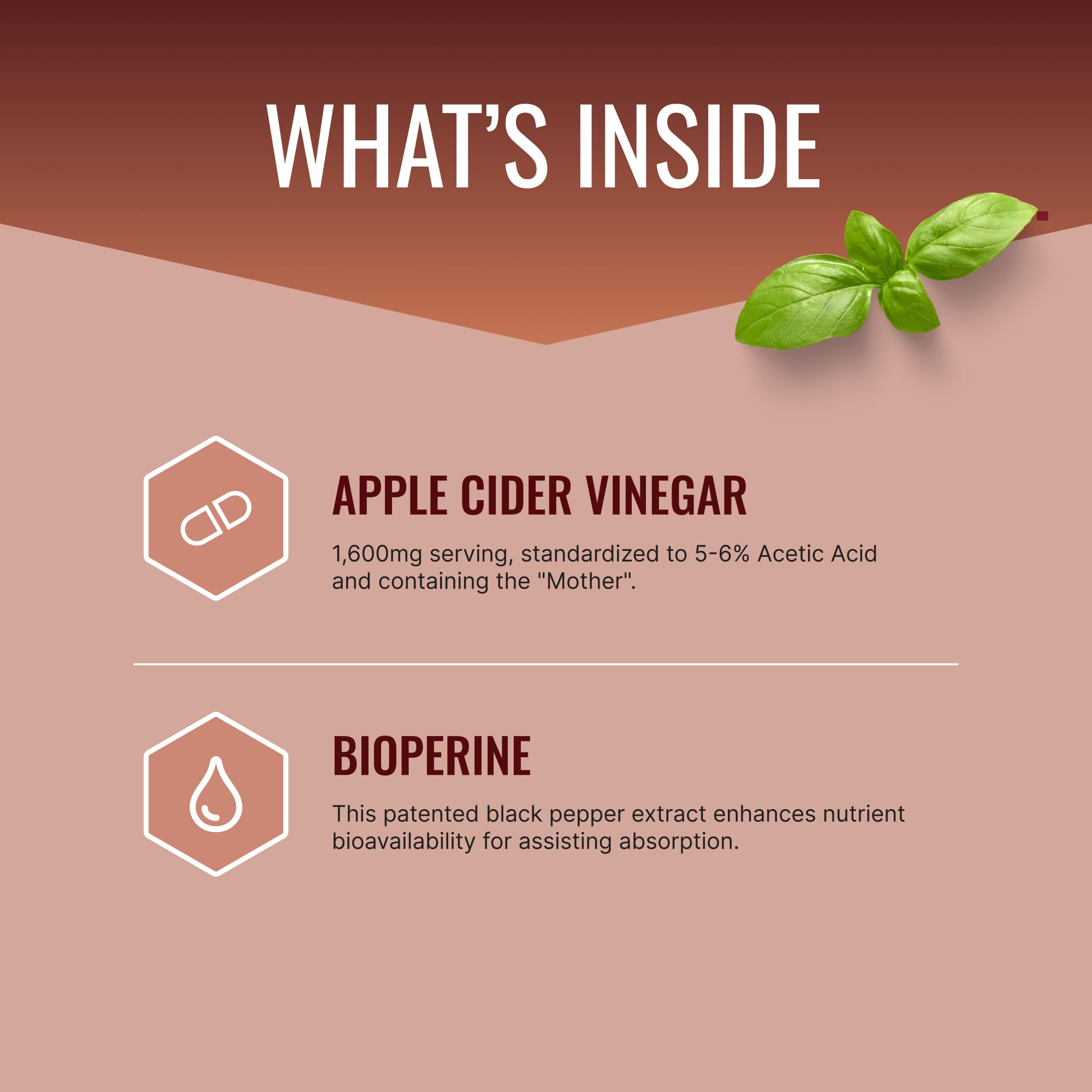 High potency apple cider vinegar