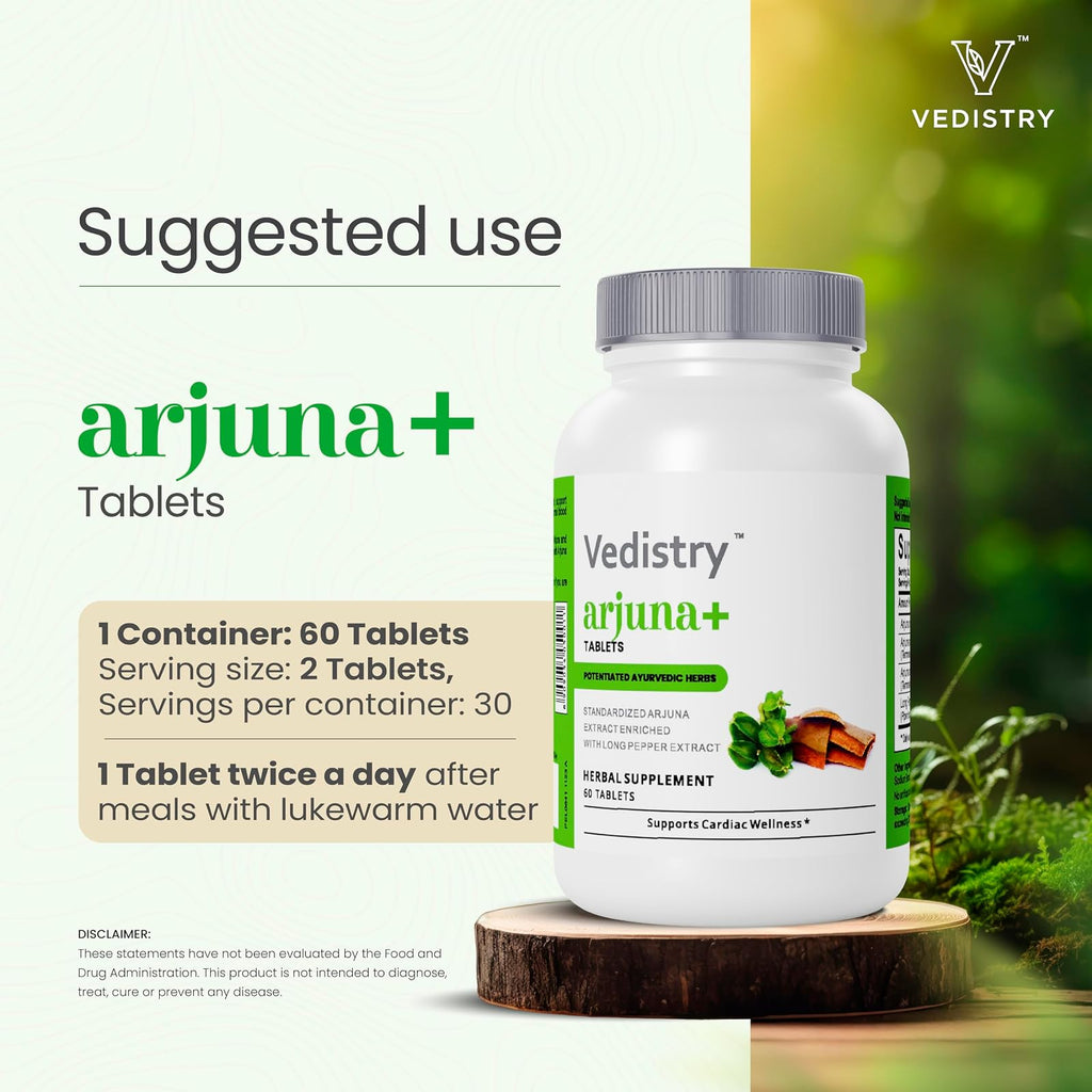 High potency Arjuna bark capsules