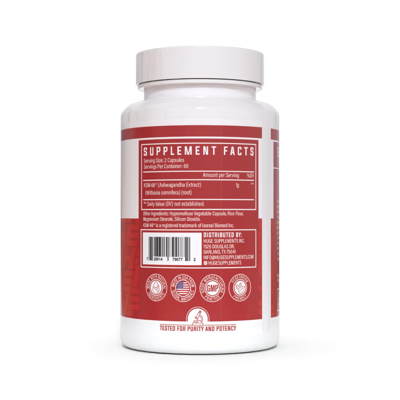 High potency ashwagandha 1000 mg capsules