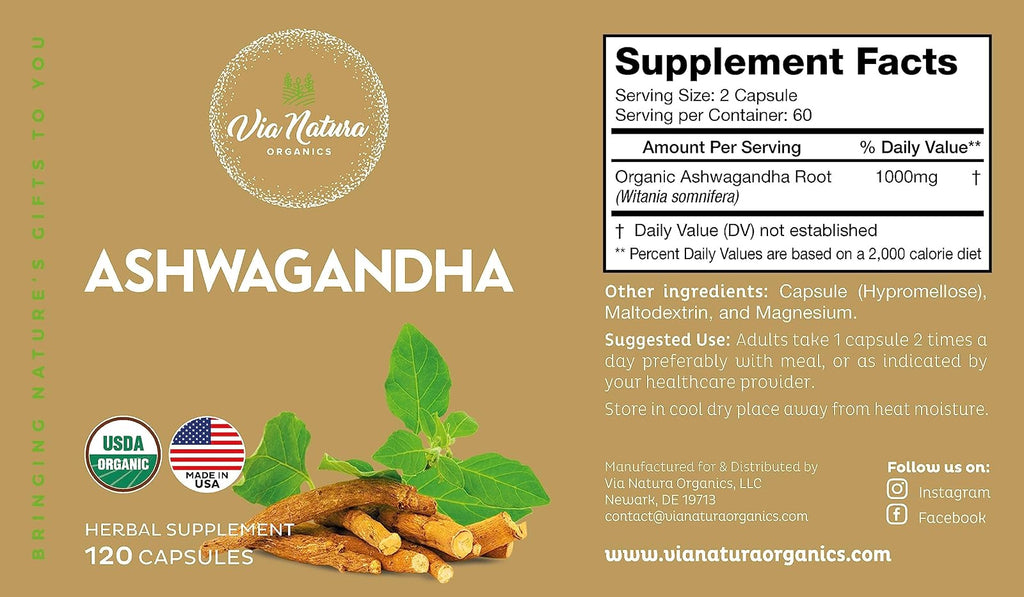 high potency ashwagandha 1000 mg