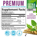 High potency Ashwagandha 1100 mg