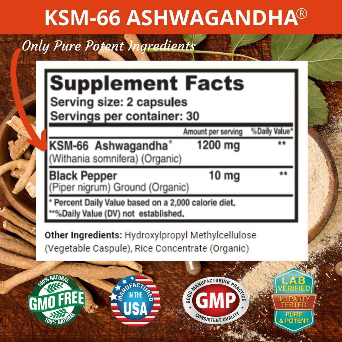 high potency ashwagandha 1200 mg