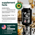 High potency ashwagandha 1310 mg