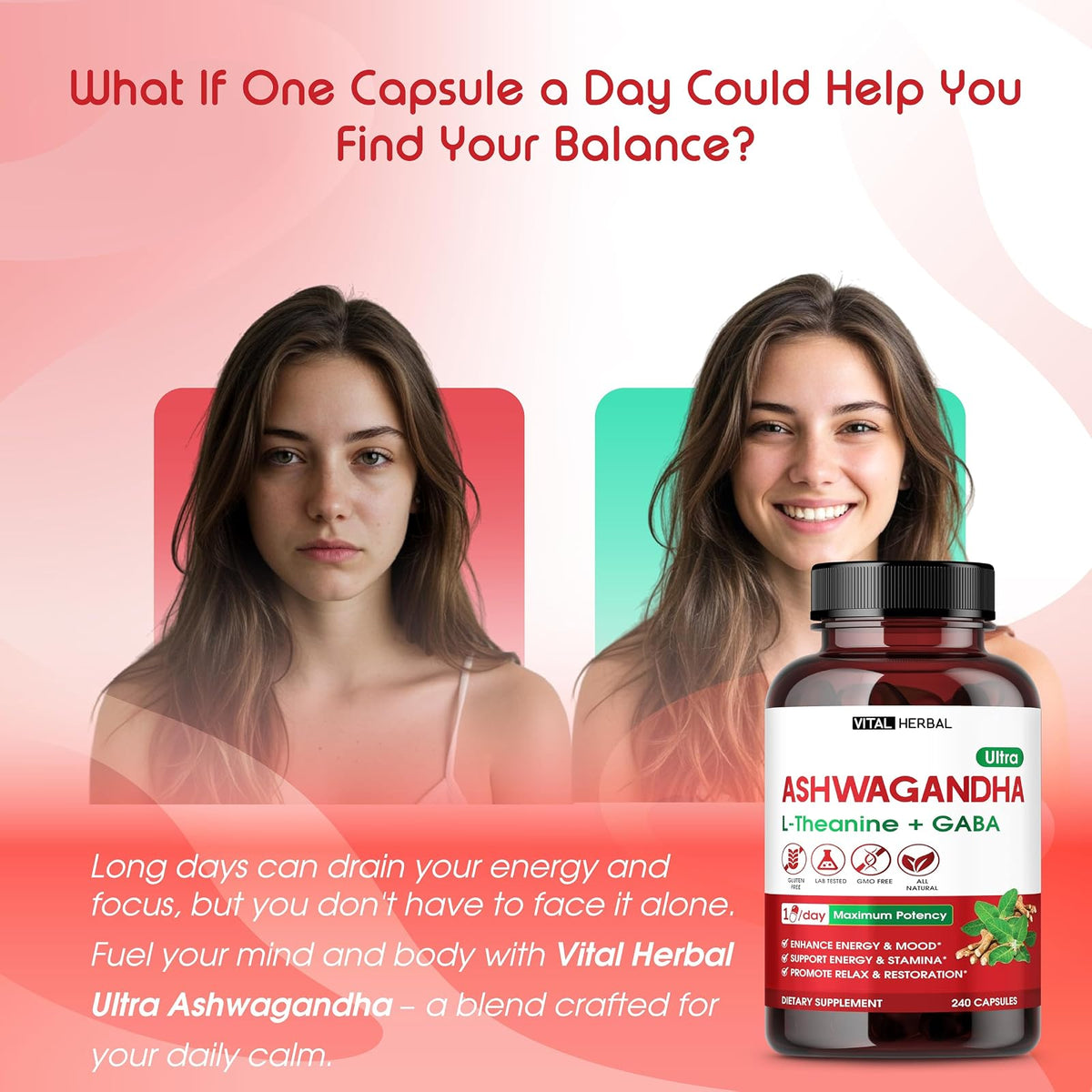 High potency ashwagandha 500 mg capsules