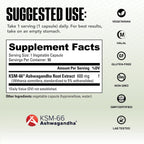 High potency ashwagandha 600 mg capsules