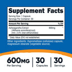 High potency ashwagandha for stress relief