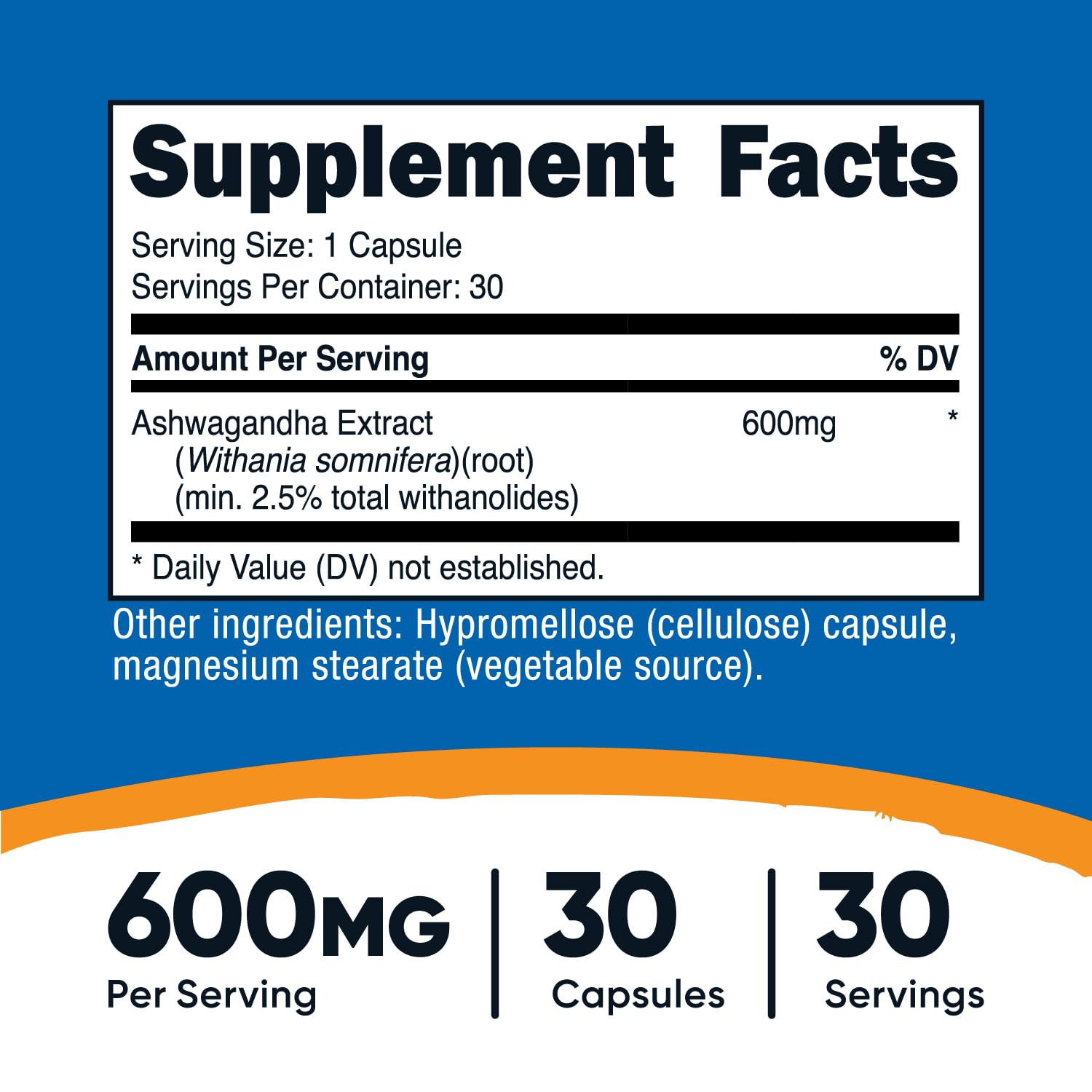 High potency ashwagandha for stress relief