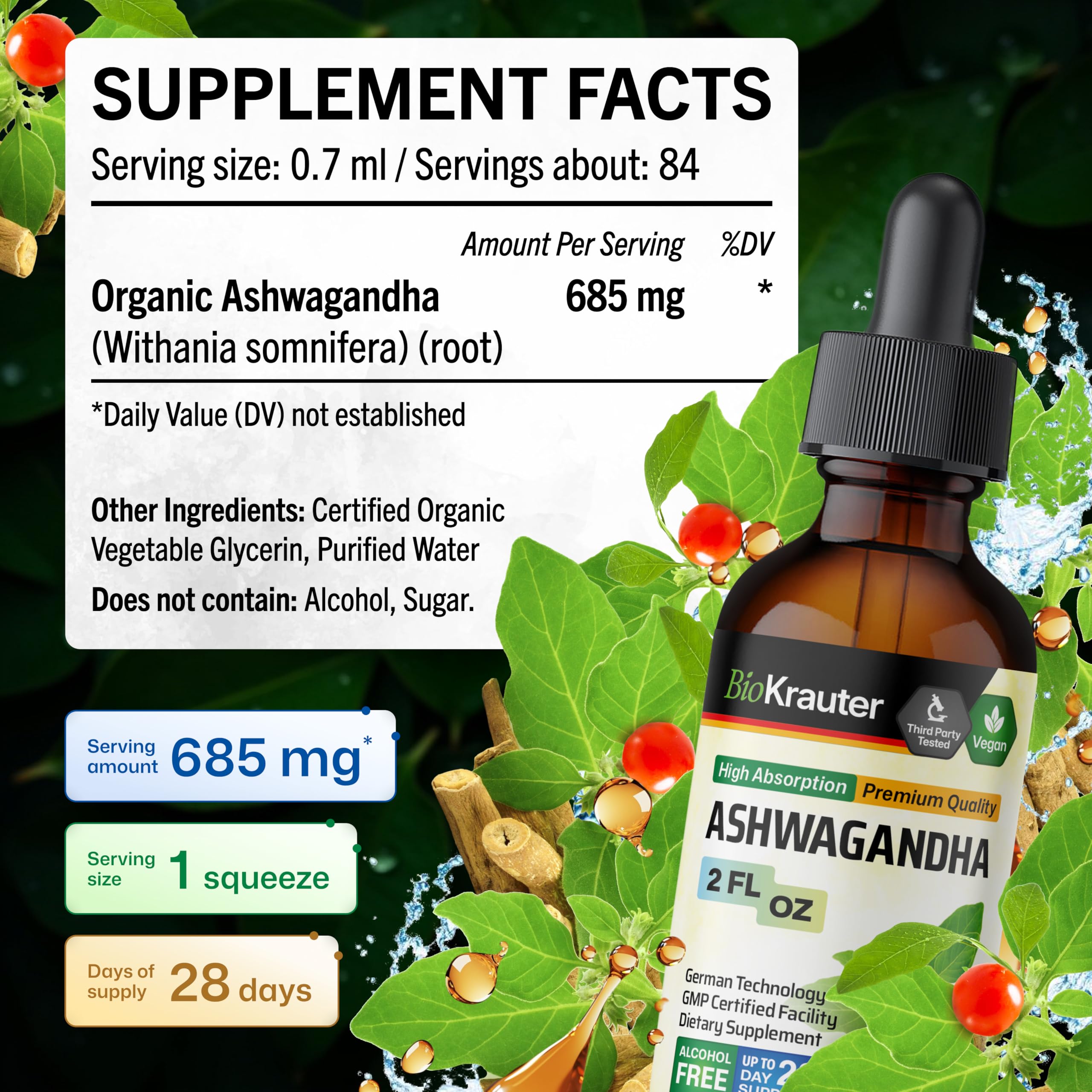 high potency ashwagandha liquid extract