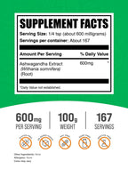 High potency ashwagandha root extract