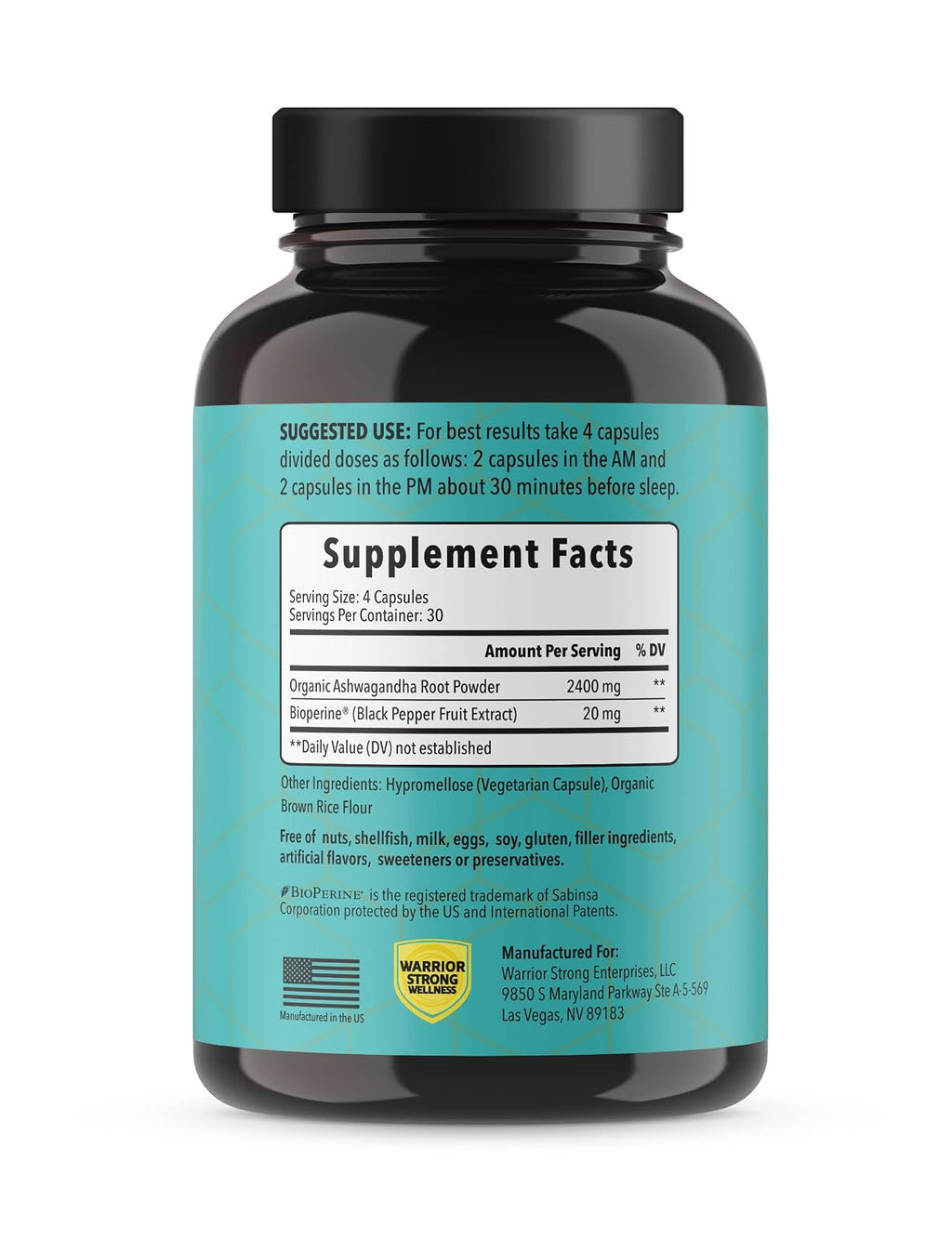 high potency ashwagandha supplement