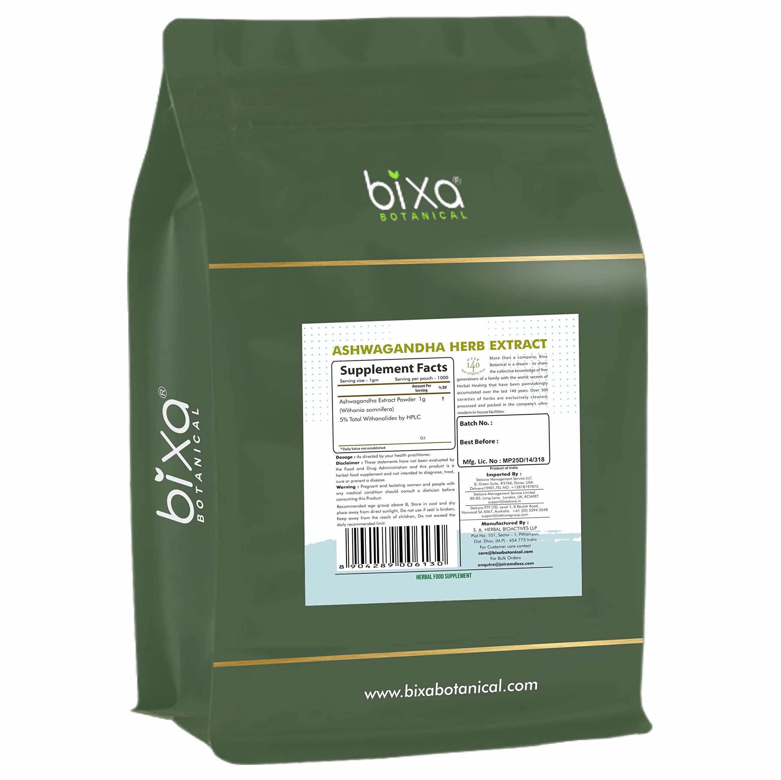 high potency ashwagandha with 5% withanolides