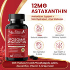 High potency astaxanthin antioxidant supplement