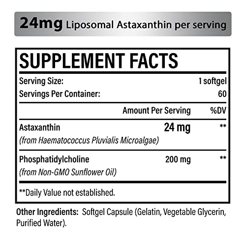 High potency Astaxanthin for overall wellness