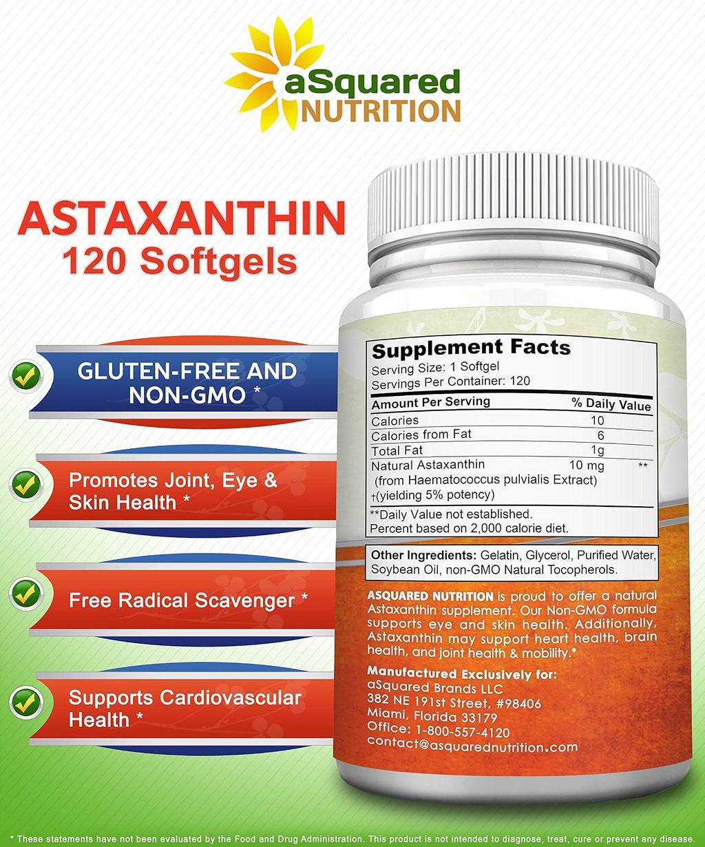 high potency astaxanthin softgels for wellness