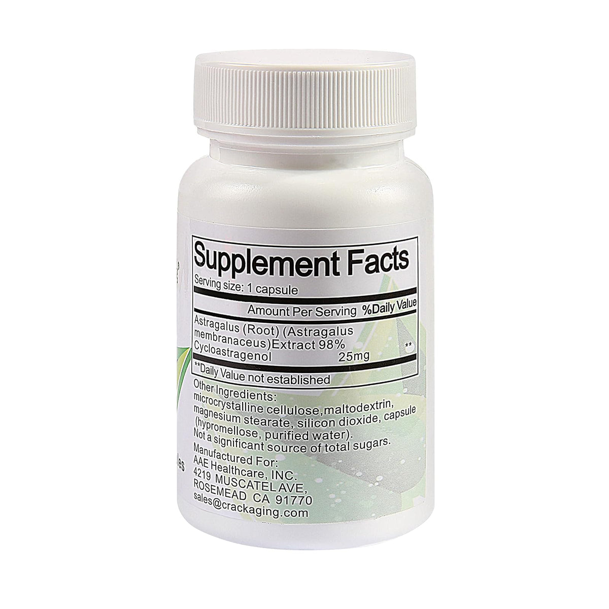 high potency astragalus extract supplement
