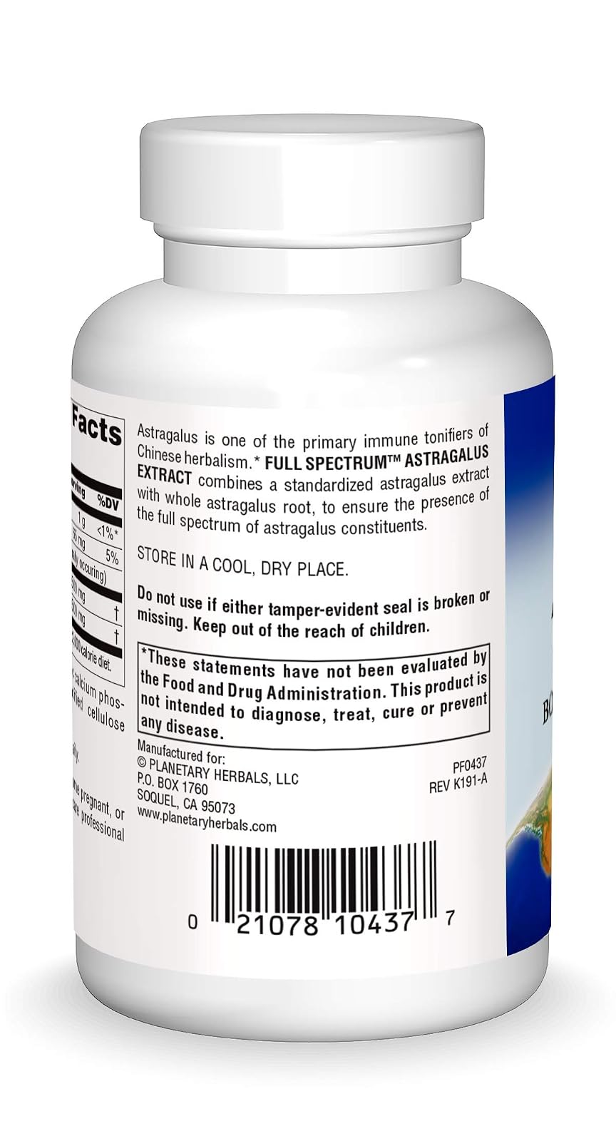 high potency astragalus herbal supplement