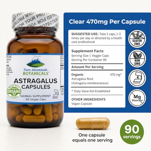 high potency astragalus root supplement