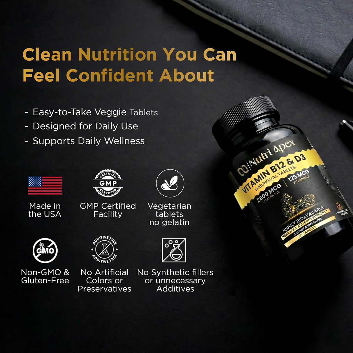 High potency B12 D3 combination formula