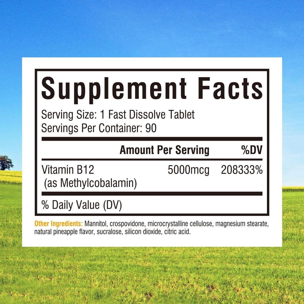 high potency B12 for energy boost