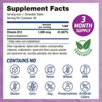 High potency B12 supplement 1000 mcg