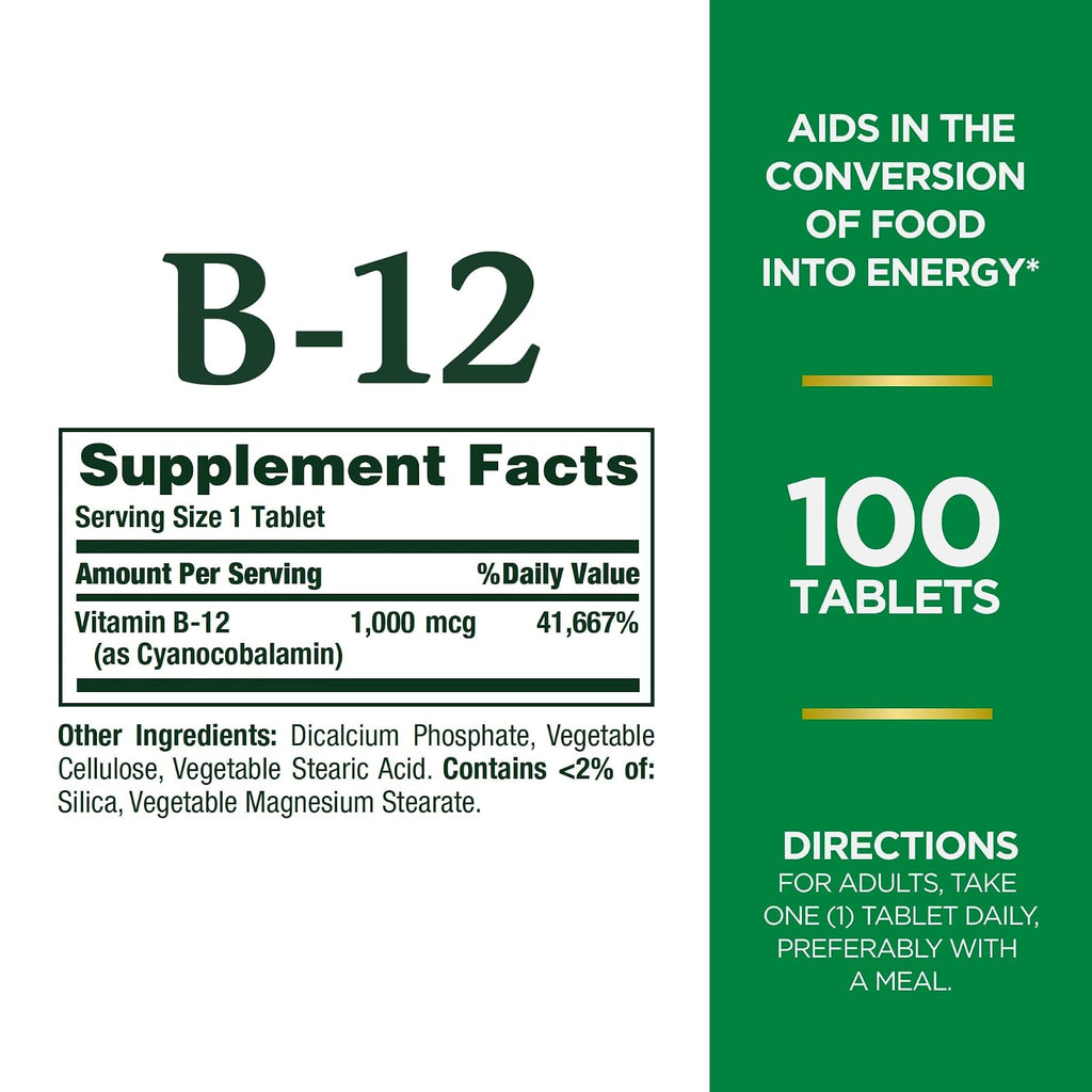 high potency B12 supplement Canada