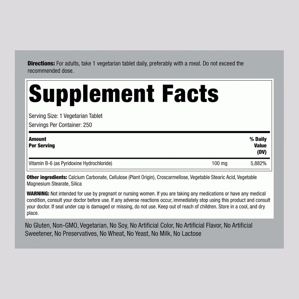 High potency B6 supplement