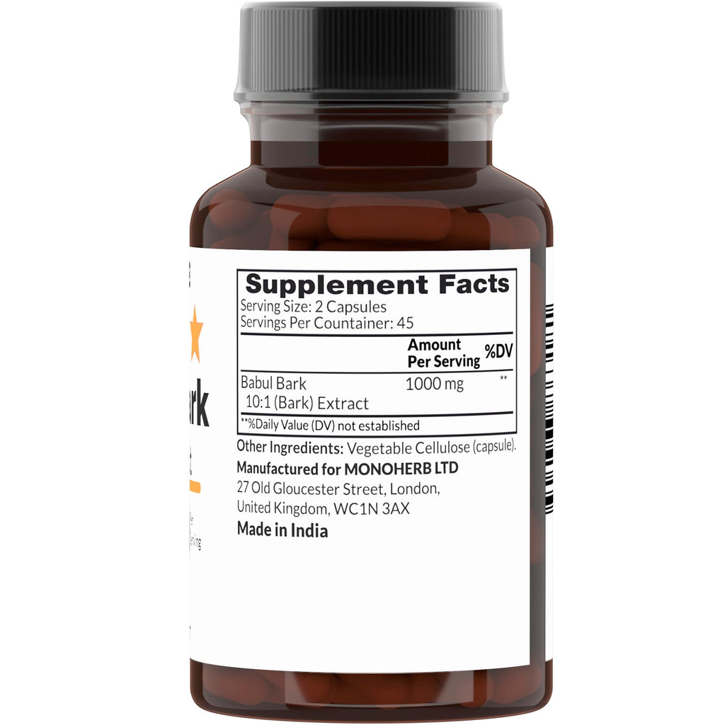 high potency Babul Bark capsules