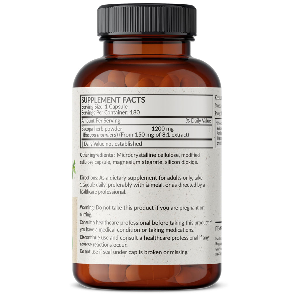 high potency bacopa monnieri 1200 MG