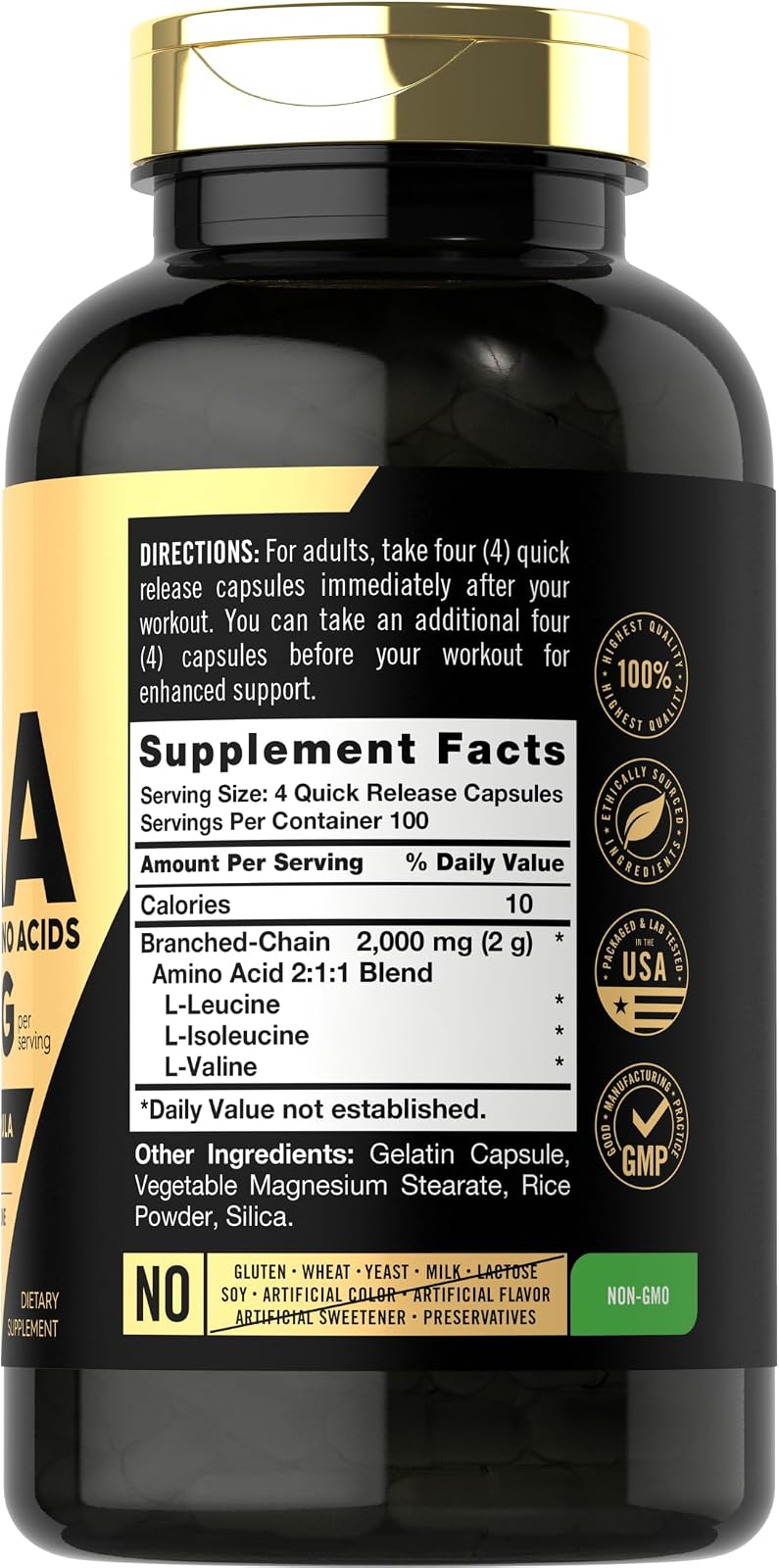 high potency BCAA for recovery