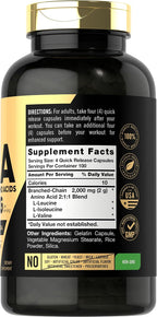 high potency BCAA for recovery