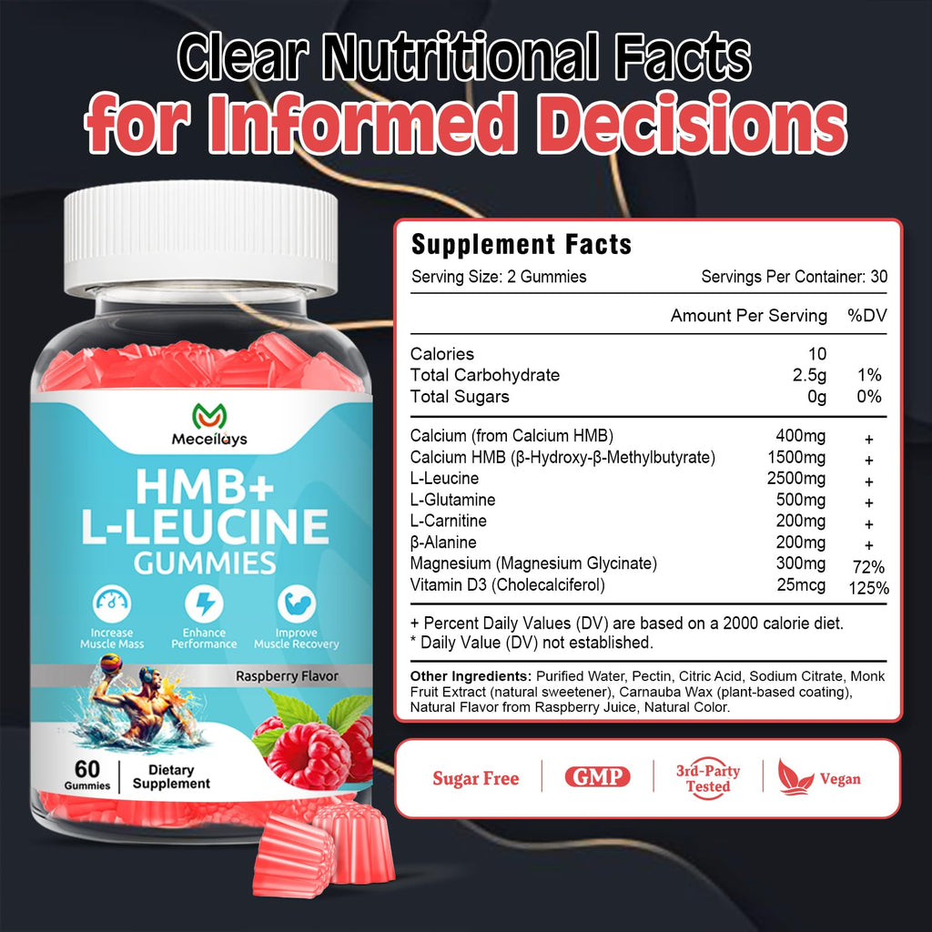 High potency BCAA gummies for athletes
