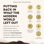 High potency beef colostrum supplement