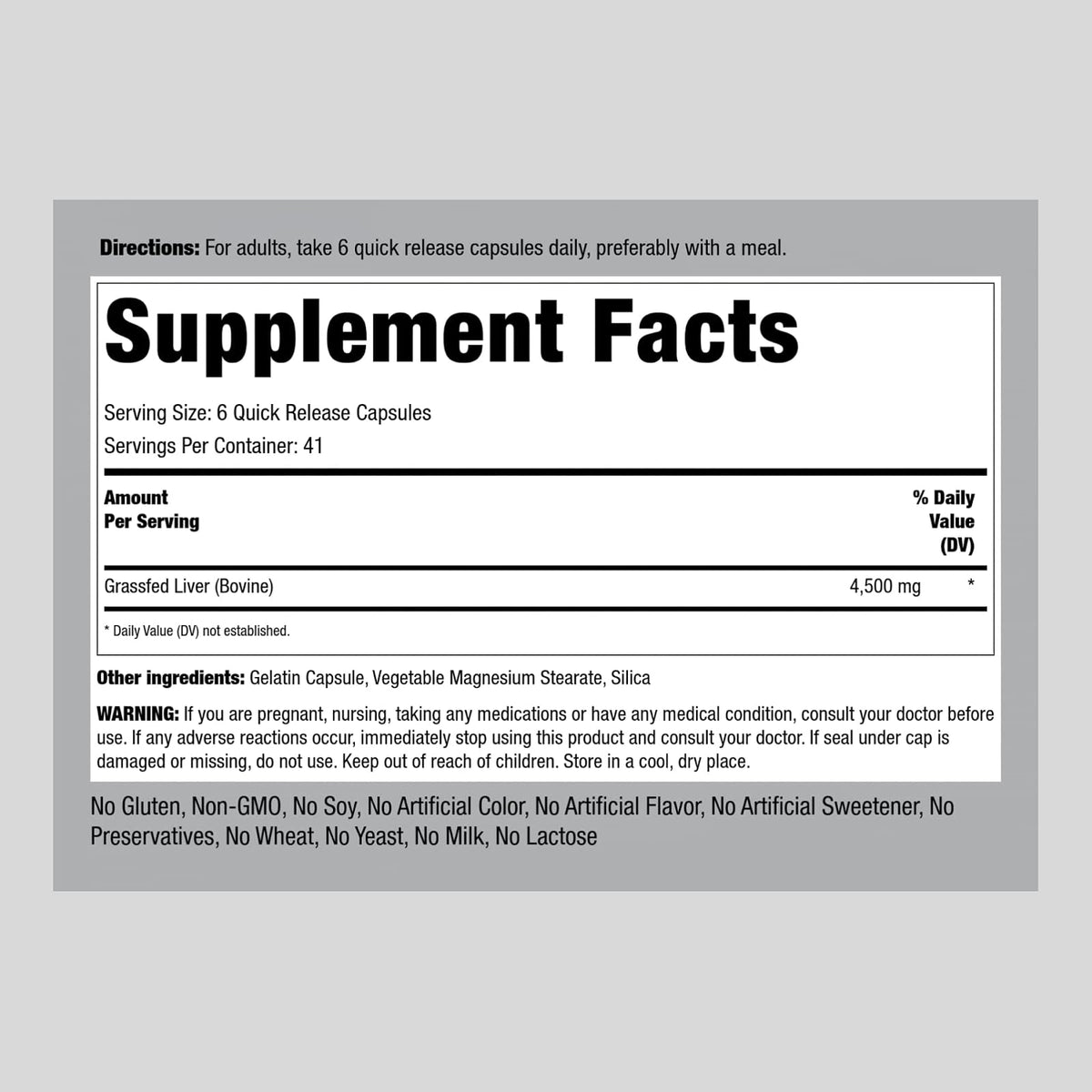 high potency beef liver vitamins