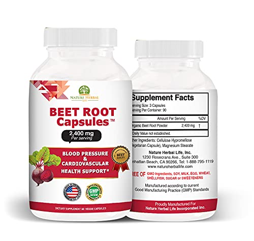 high potency beet root capsules
