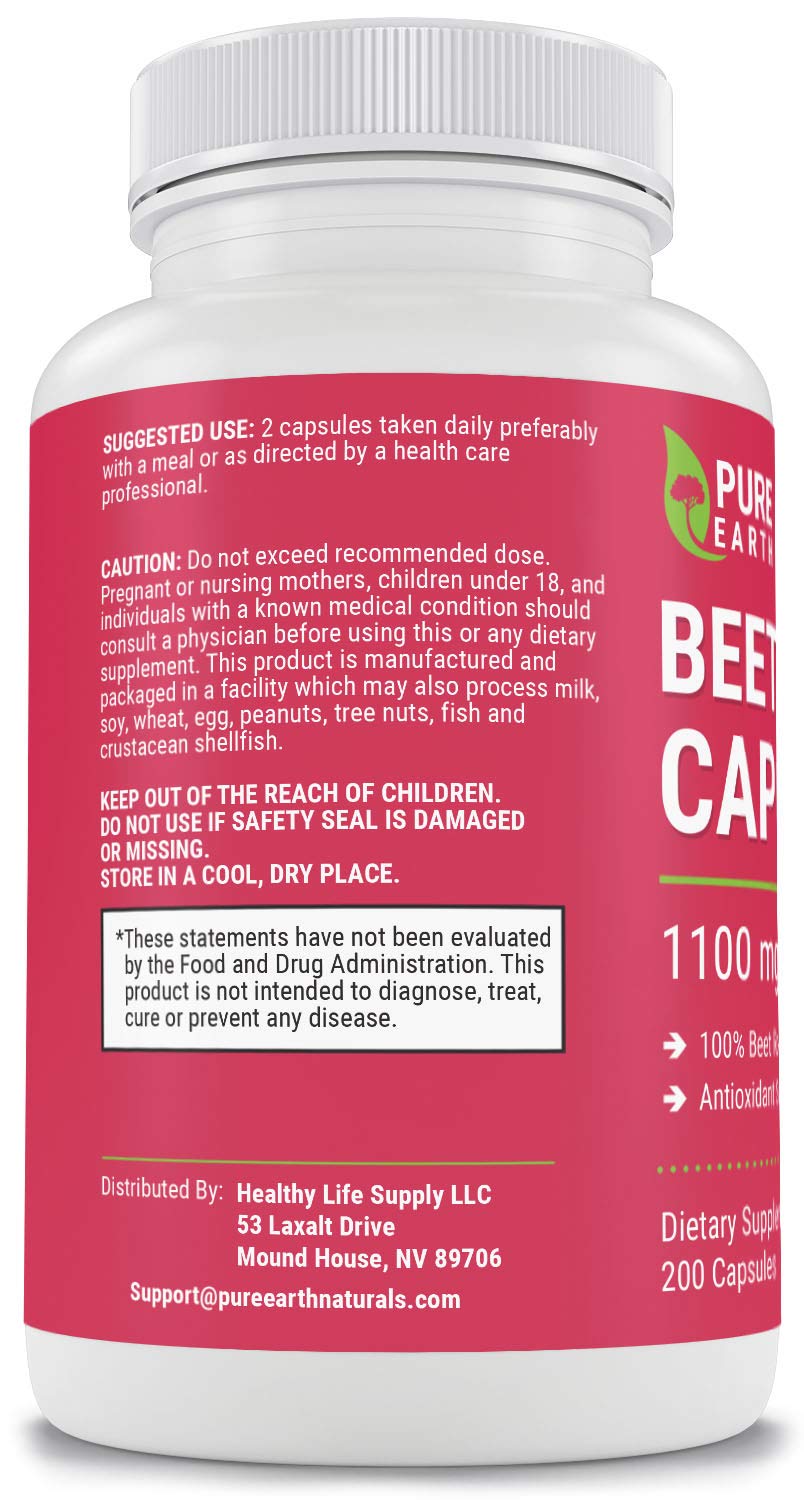 high potency beet root capsules