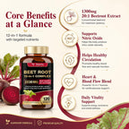 High potency beetroot capsules 2230 mg