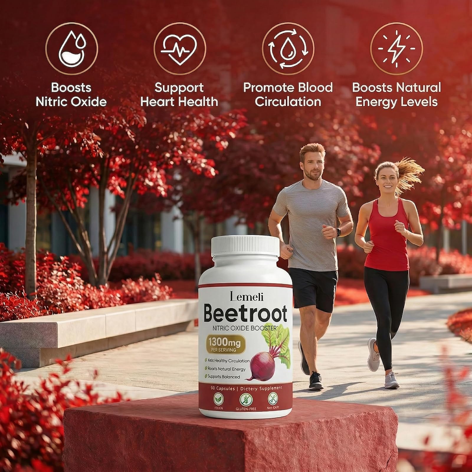 High potency beetroot supplement 1300 mg