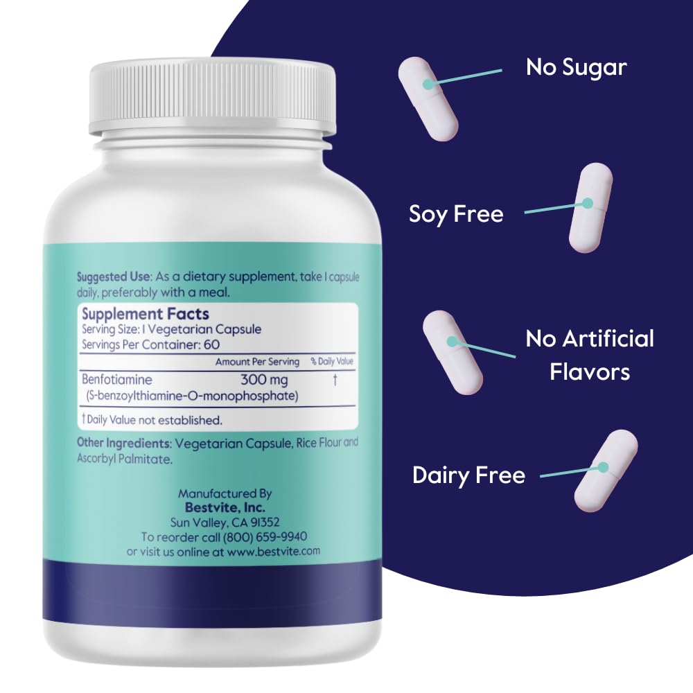 High potency Benfotiamine supplement
