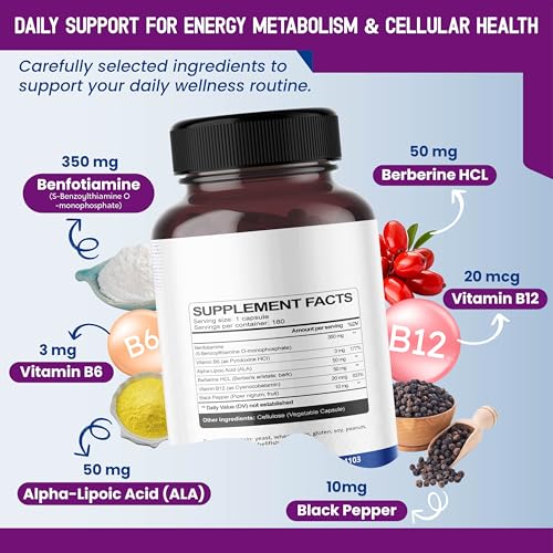 high potency benfotiamine supplement