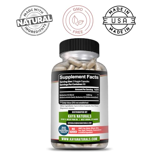 high potency Berberine 1200mg