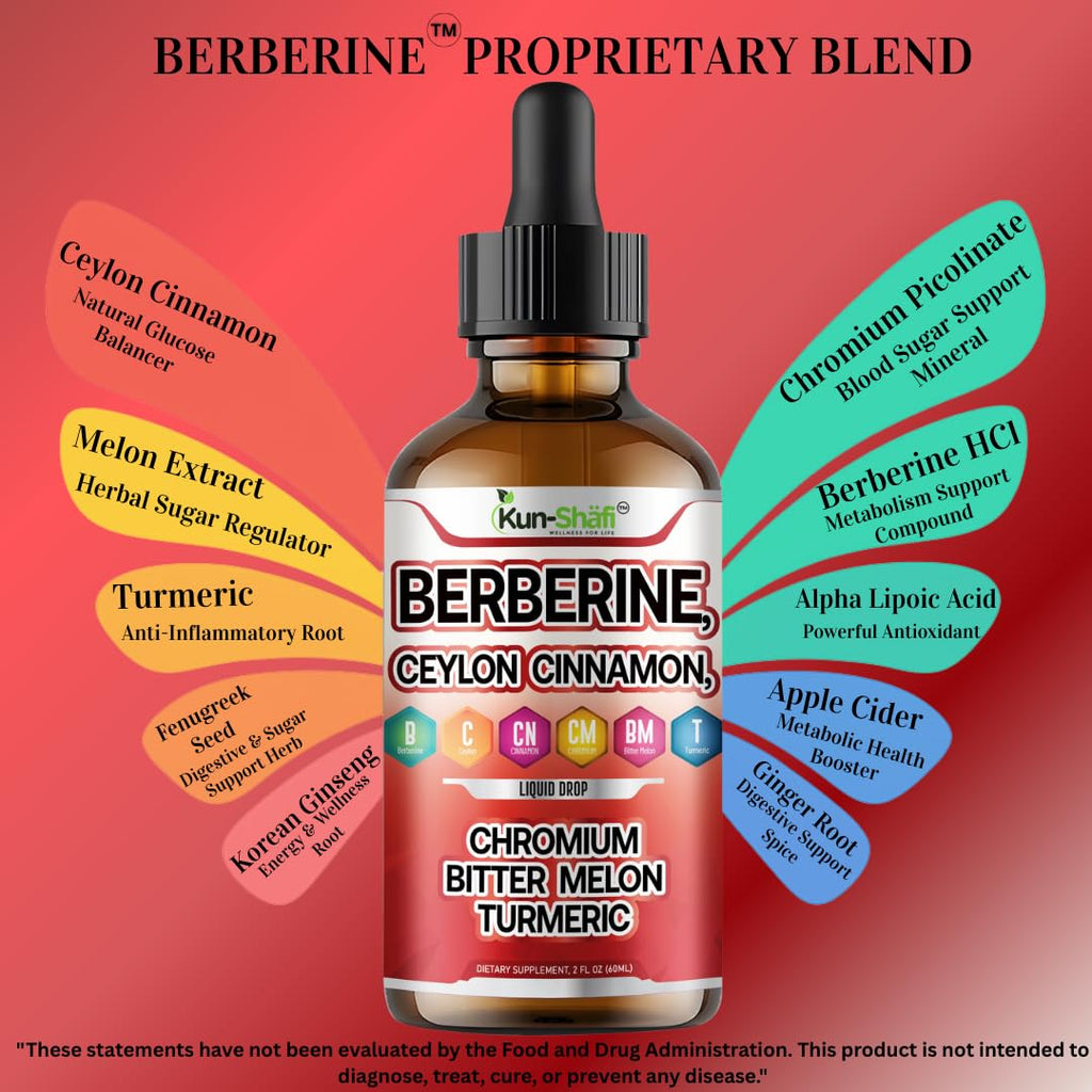 High potency berberine drops 3900 mg